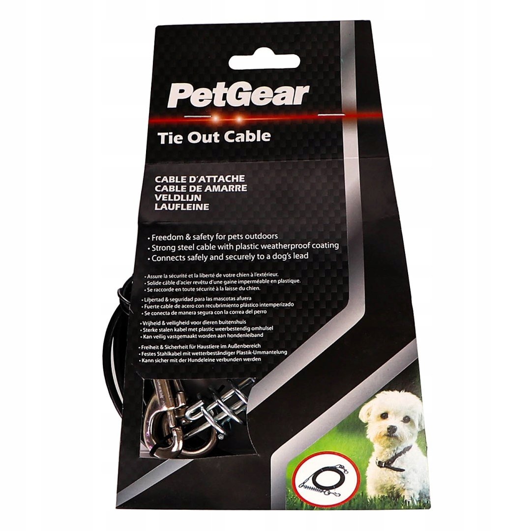 Happypet Petgear Tie Out Cable - Stalowa Linka Dla Psa - HappyPet ...