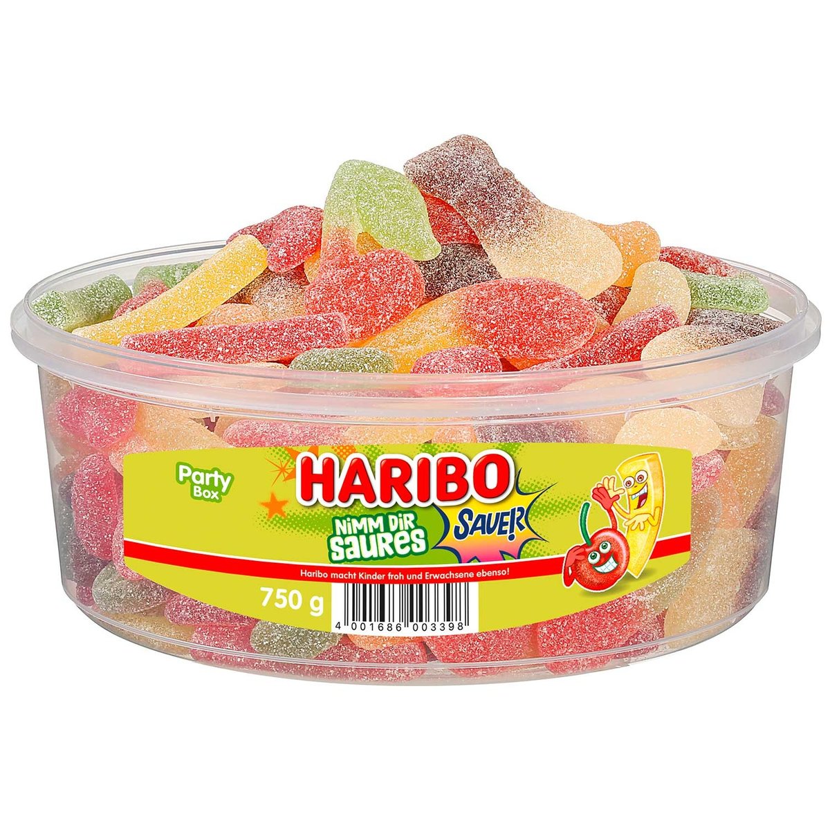 HARIBO Party box Nimm dir saures kwaśne żelki 750g - Haribo | Sklep ...