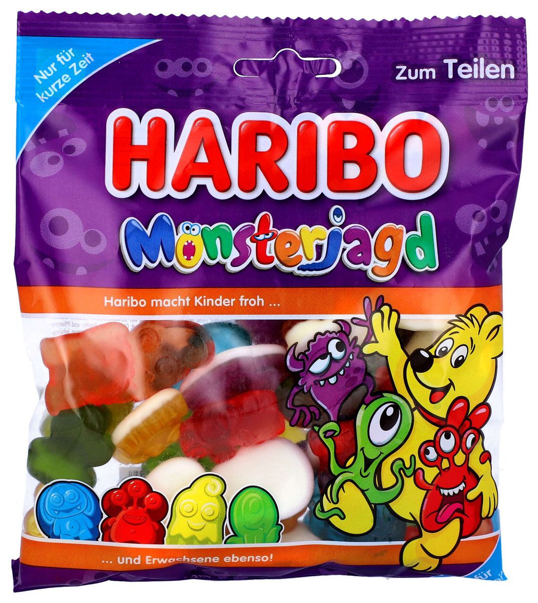 Haribo, żelki pianki Monsterjagd Potwory, 6 smaków, 175g - Haribo ...
