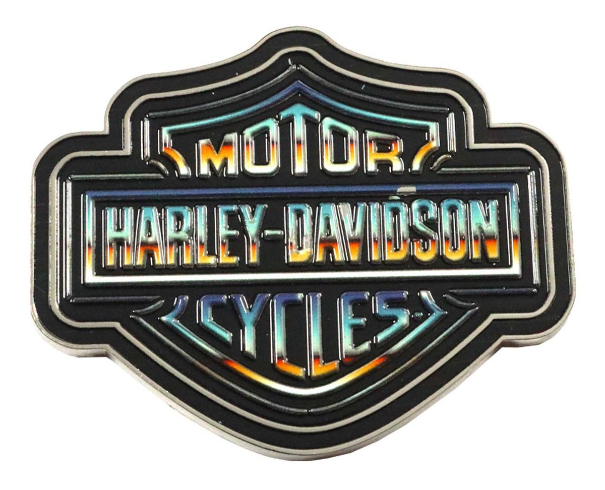 Harley-Davidson® magnet Bar & Shield 3 cale – chromowany metal - Inna ...
