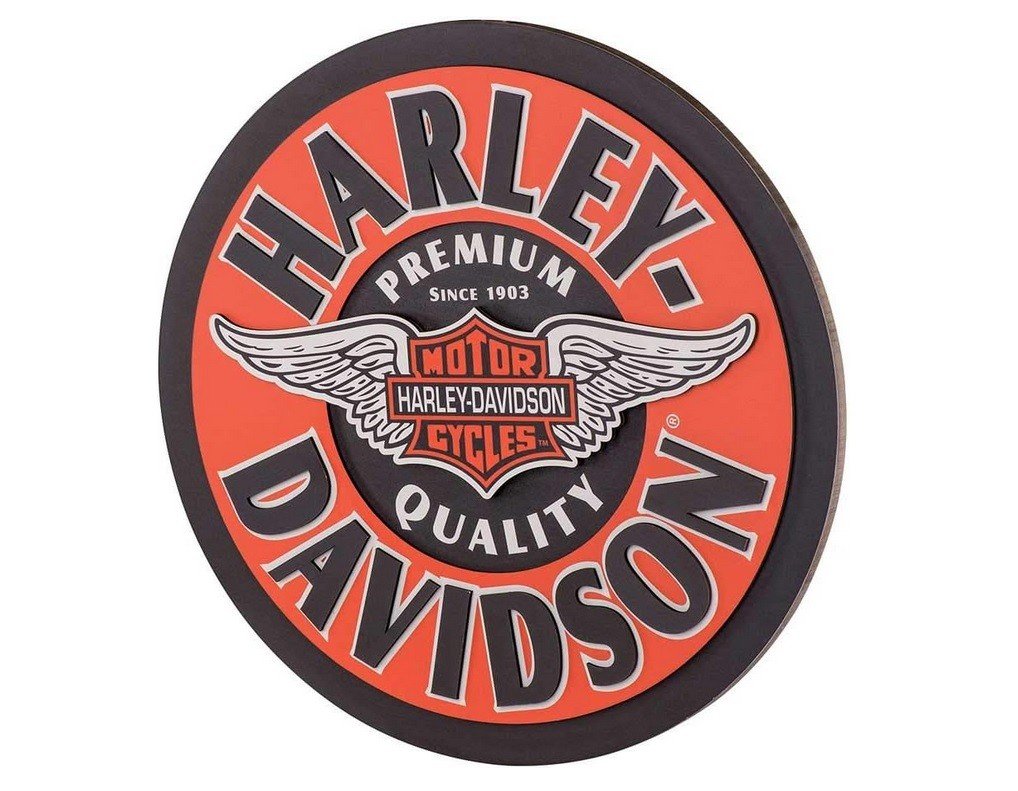 Harley-Davidson Winged Bar & Shield Pub Sign – Oryginalna Tablica ...
