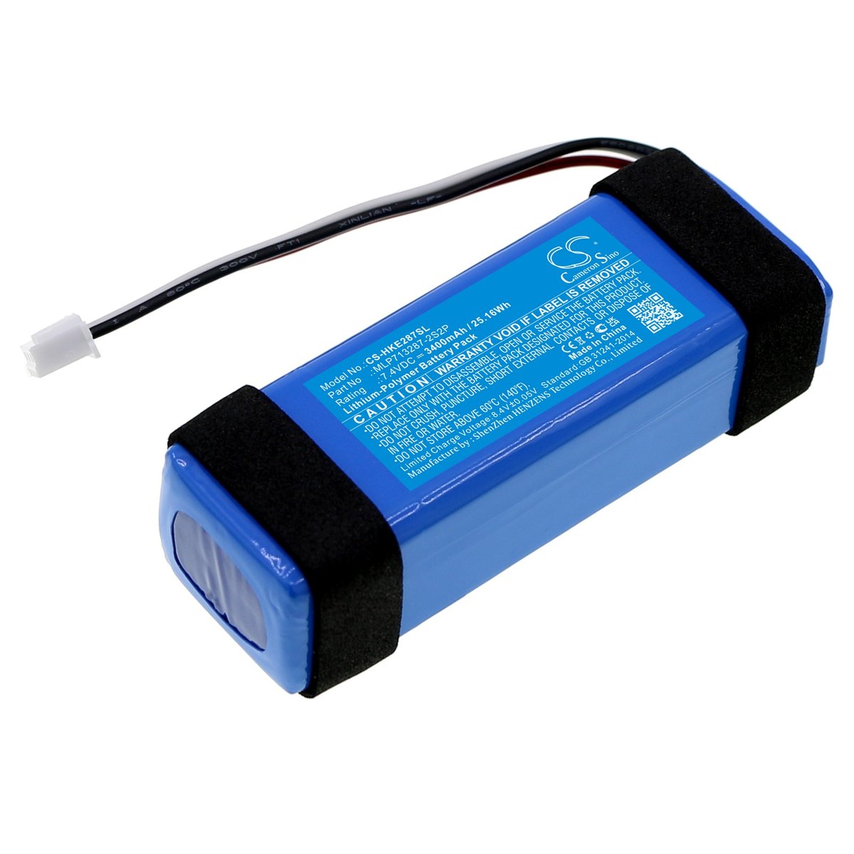 Harman/Kardon Esquire / MLP713287-2S2P 3400mAh 25.16Wh Li-Polymer 7.4V ...