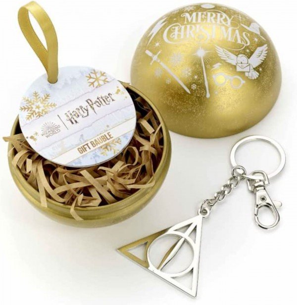 Harry Potter Gold Bauble With Deathly Hallows Brelok - Inna marka ...
