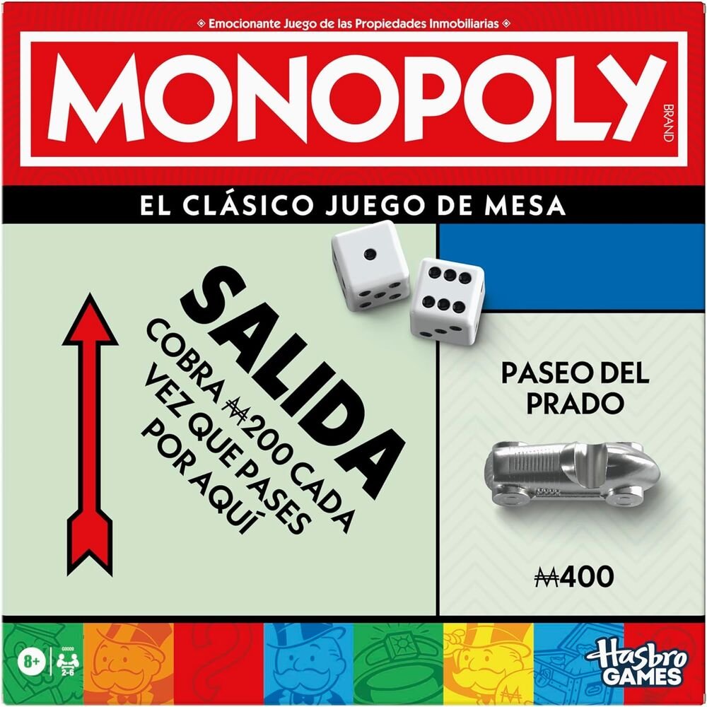 Hasbro - Akcesorium do gry Monopoly w stylu hiszpańskim, oryginalny ...