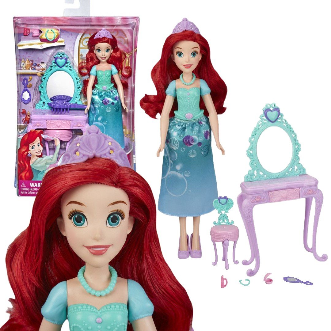 Hasbro Disney Księżniczki Lalka Arielka Z Toaletką E3153 - Hasbro ...