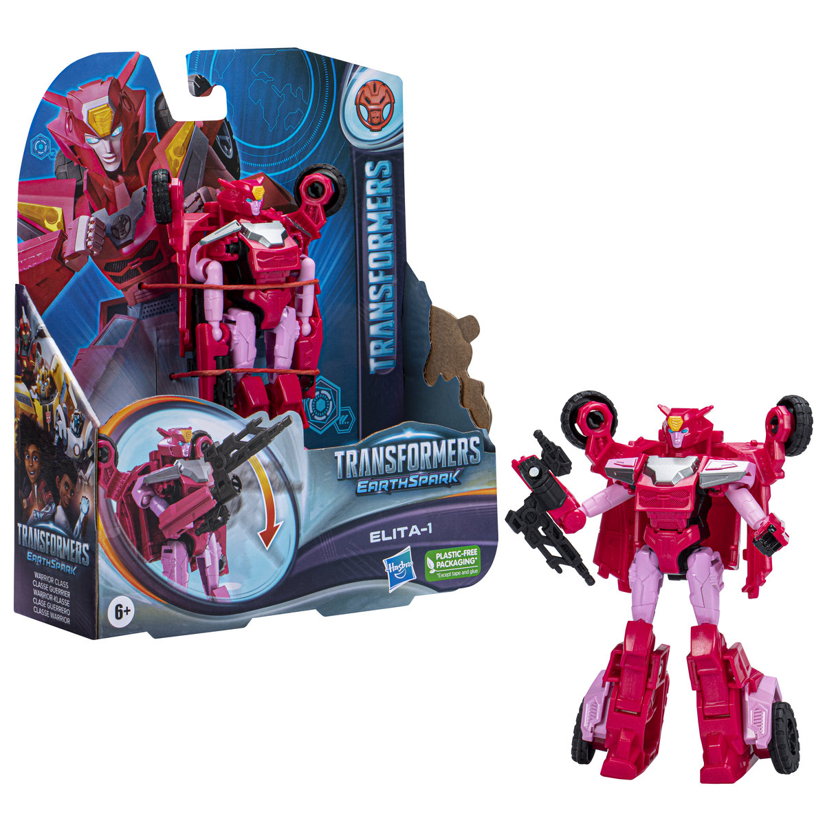 Hasbro, figurka Transformers EARTHSPARK TERRAN WARRIOR ELITA-1 - Transformers | Sklep EMPIK.COM