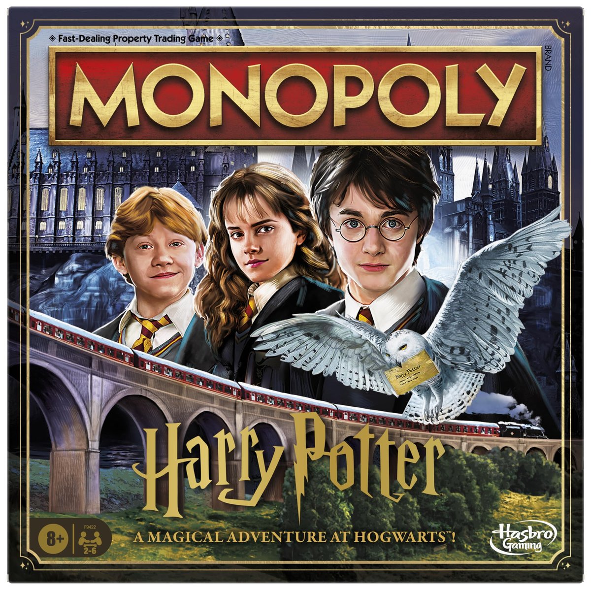 Hasbro Gaming Monopoly Harry Potter Edition, gra planszowa dla dzieci w ...