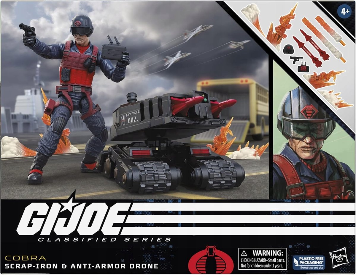 Hasbro Gi Joe Classified "Scrap Iron & Drone" - Hasbro | Sklep EMPIK.COM