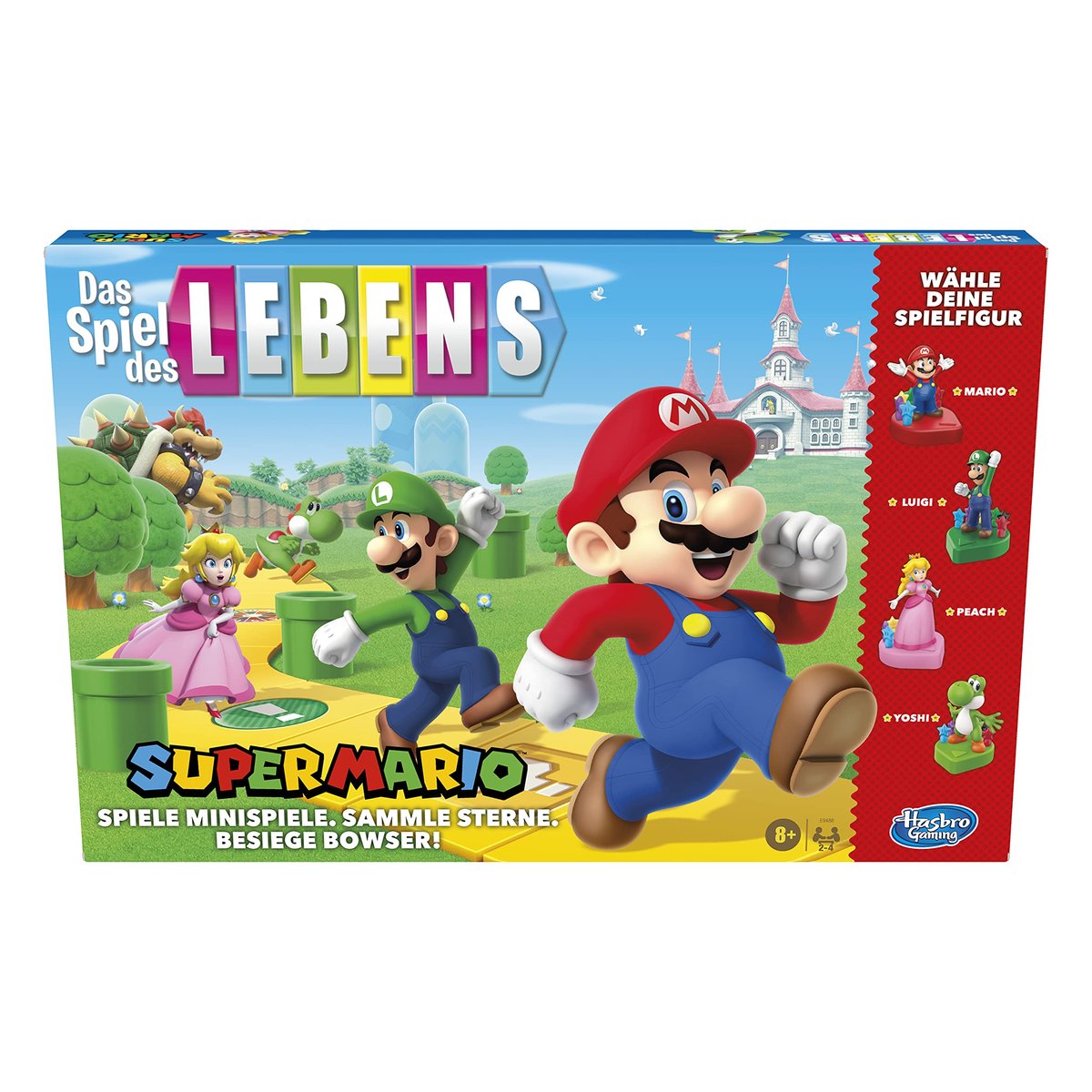 Hasbro Gra życia Super Mario, gra planszowa dla dzieci od 8 lat, mini ...
