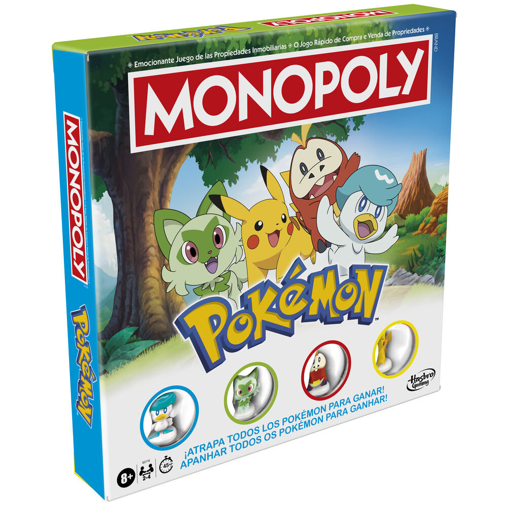 Hasbro - Oficjalny Akcesorium do Gry Monopoly Pokemon w Motywie ...