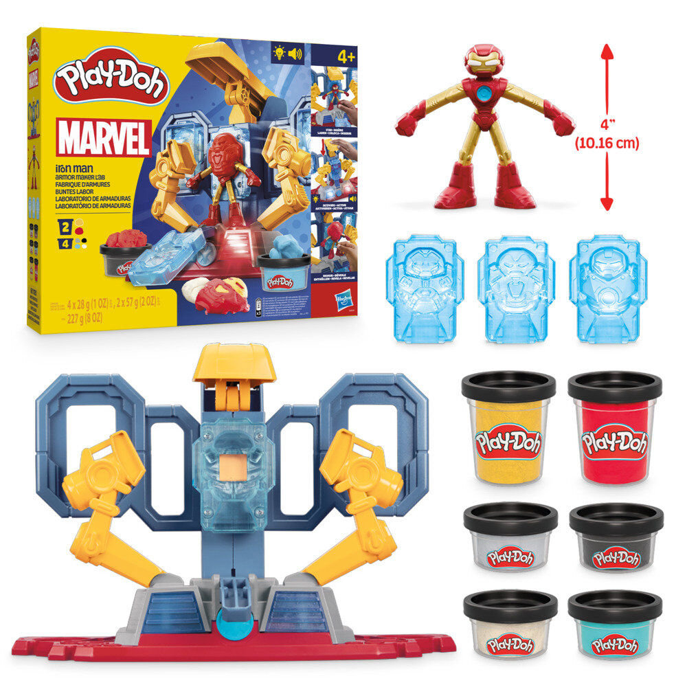 Hasbro - Zestaw Akcesoriów Play-Doh Iron Man Laboratorium Premium ...