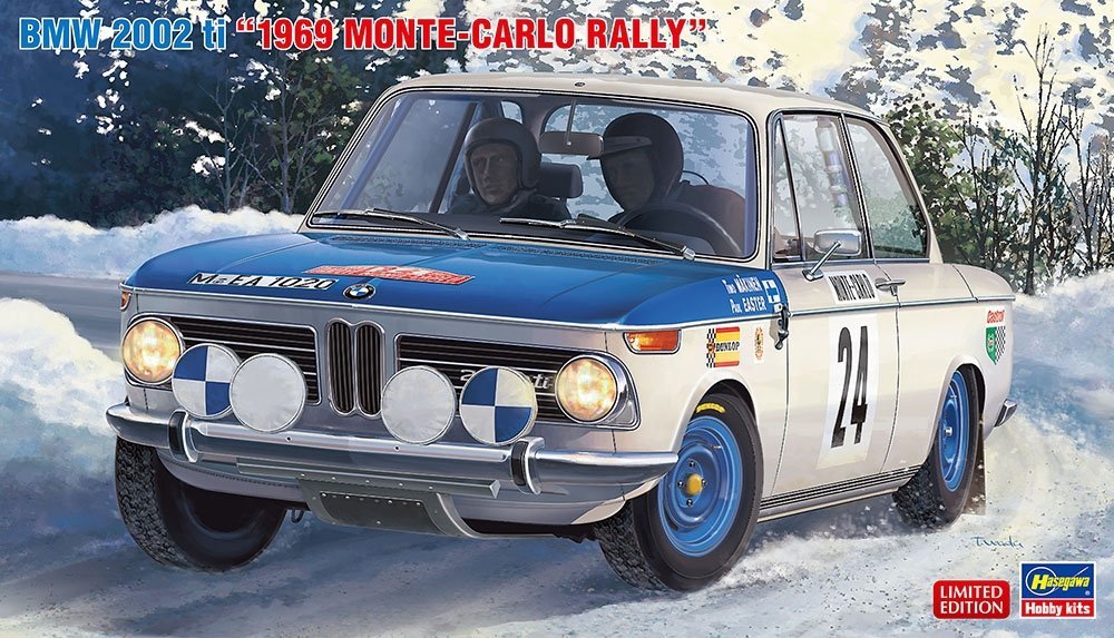 Hasegawa 20332 1/24 BMW 2002ti 1969 Monte-Carlo Rally - Inna marka ...