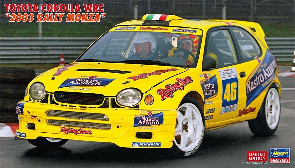 Hasegawa 20686 Toyota Corolla WRC 2003 Rally Monza 1/24 - Inna marka ...