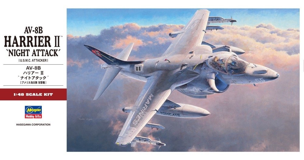Hasegawa Pt34-07234 Av-8B Harrier Ii 'Night Attack' 1/48 - HASEGAWA | Sklep EMPIK.COM