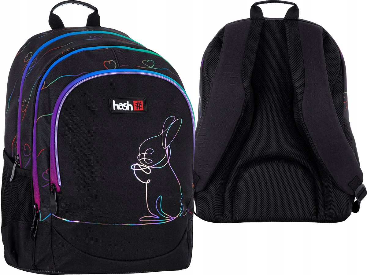 Hash Plecak Tornister Szkolny Bunny Króliczek - Hash | Sklep EMPIK.COM