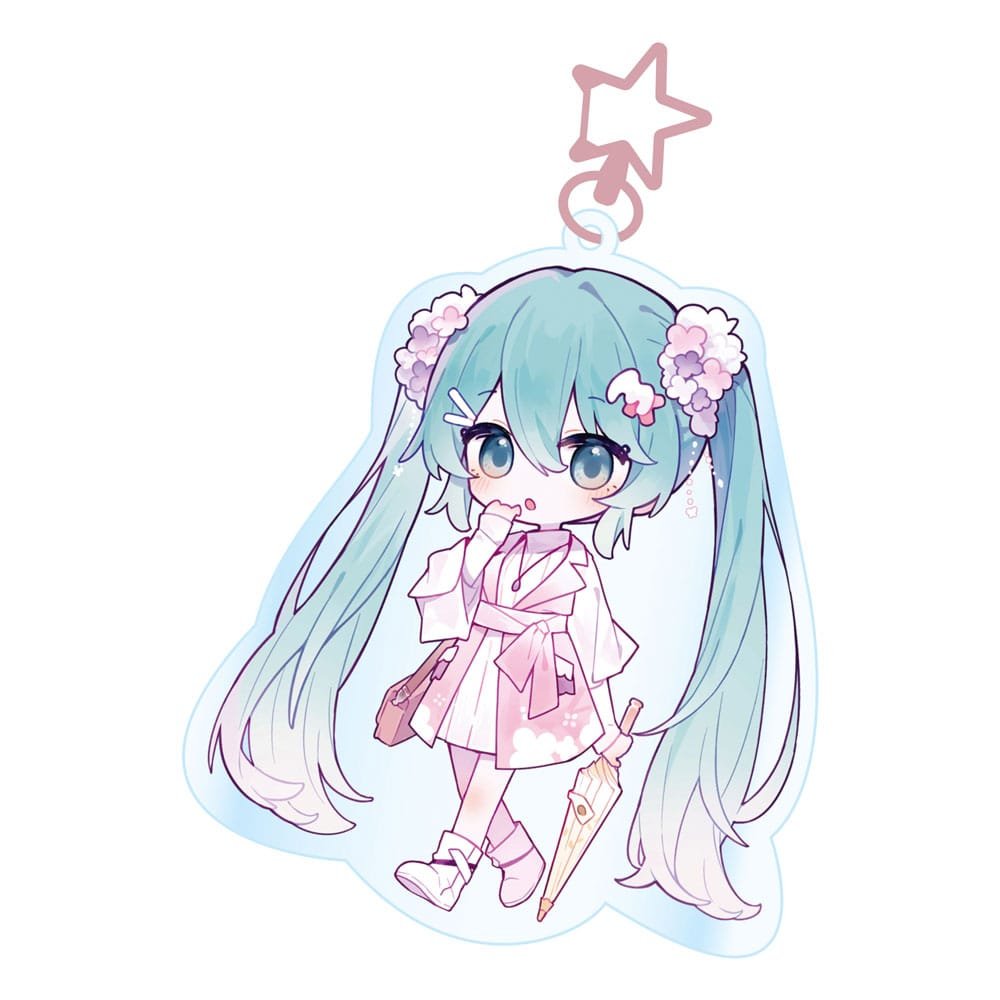 Hatsune Miku Acrylic Keychain Kawaii Summer Time - Inna marka | Sklep ...