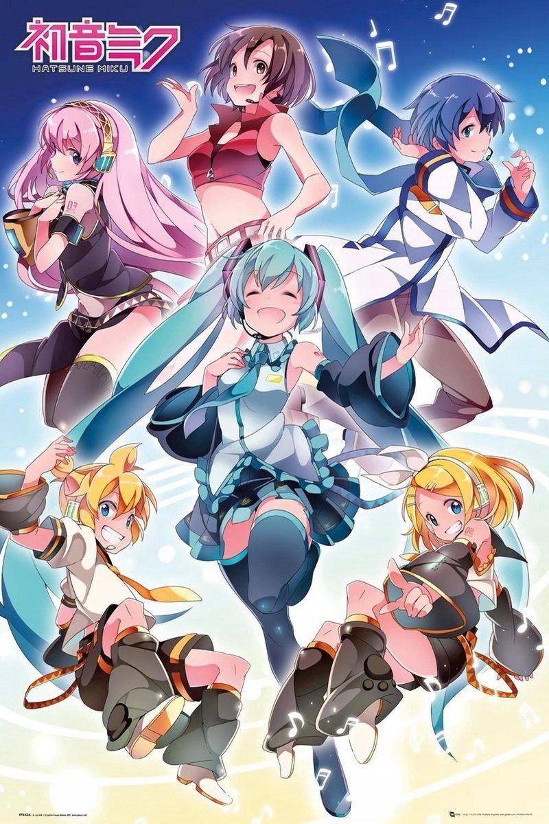 Hatsune Miku Anime Bohaterowie - Plakat 30x21 cm - Atram | Sklep EMPIK.COM