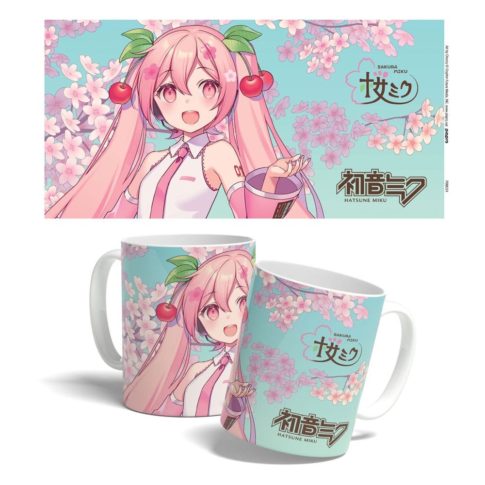 Hatsune Miku Mug Sakura Miku Cherry Blossom 325 ml - Inna marka | Sklep ...