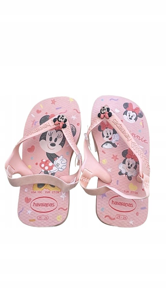 HAVAIANAS RÓŻOWE SANDAŁKI DZIECIĘCE MYSZKA MINNIE 25-26 6DA - Havaianas ...