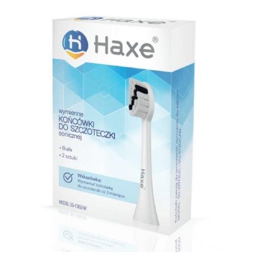 Haxe, Końcówki do szczoteczki sonicznej białe, 2szt - HAXE | AGD Sklep EMPIK.COM