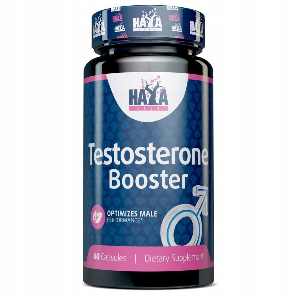 Haya Labs Testosterone Booster z Tribulus Maca i Kozieradką 60 kapsułek ...