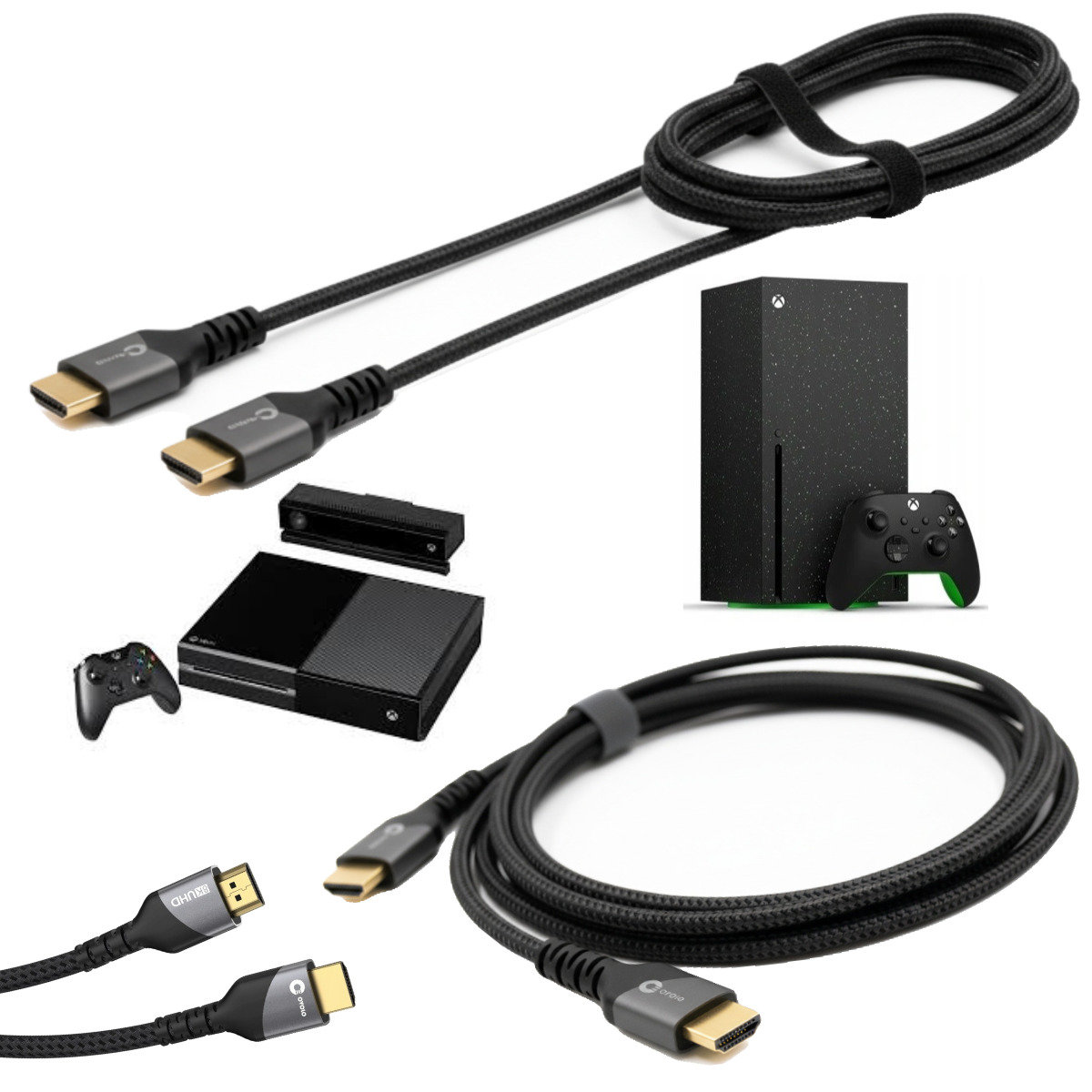 HDMI 120 MHz dla XBOX ONE 8K 2.1 Ultra HD 4K 150cm do konsoli MICROSOFT ...