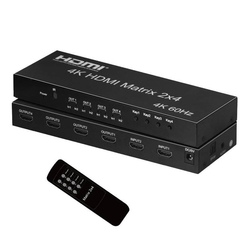 HDMI Switch Splitter 2x4 4Kx2K 3D rozdzielacz - Inna marka | Sklep EMPIK.COM