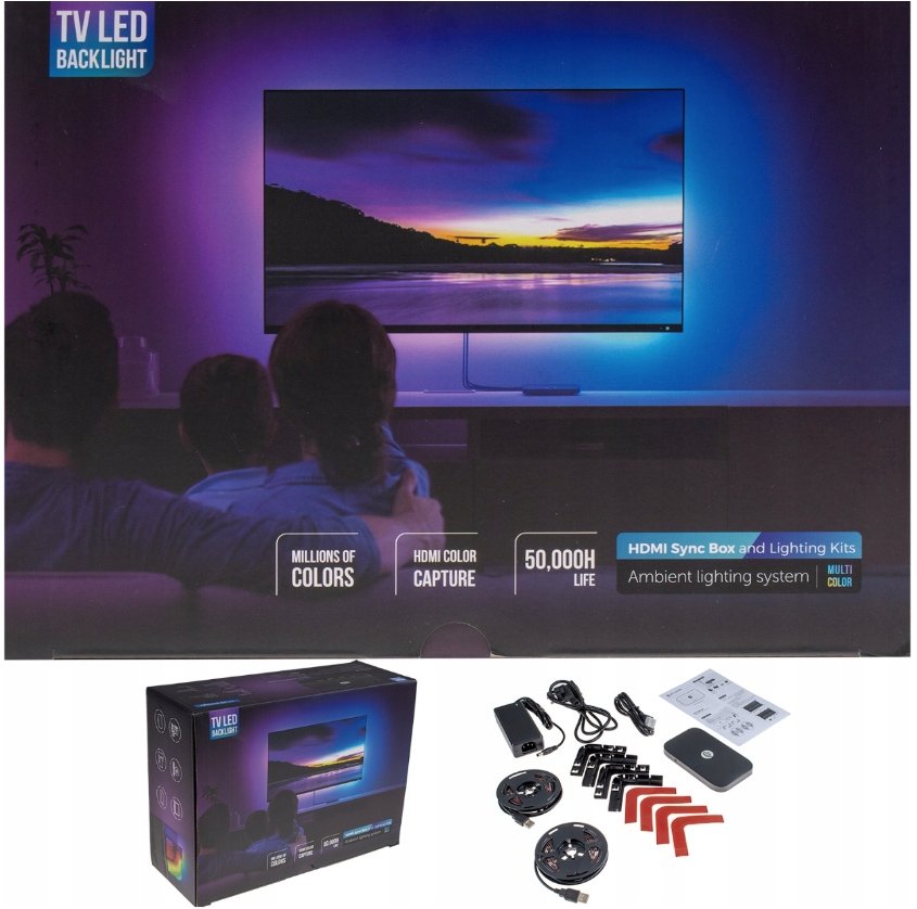 HDMI SYNC BOX AMBIENT LIGHTING SYSTEM TV LED - MagicLED | Sklep EMPIK.COM