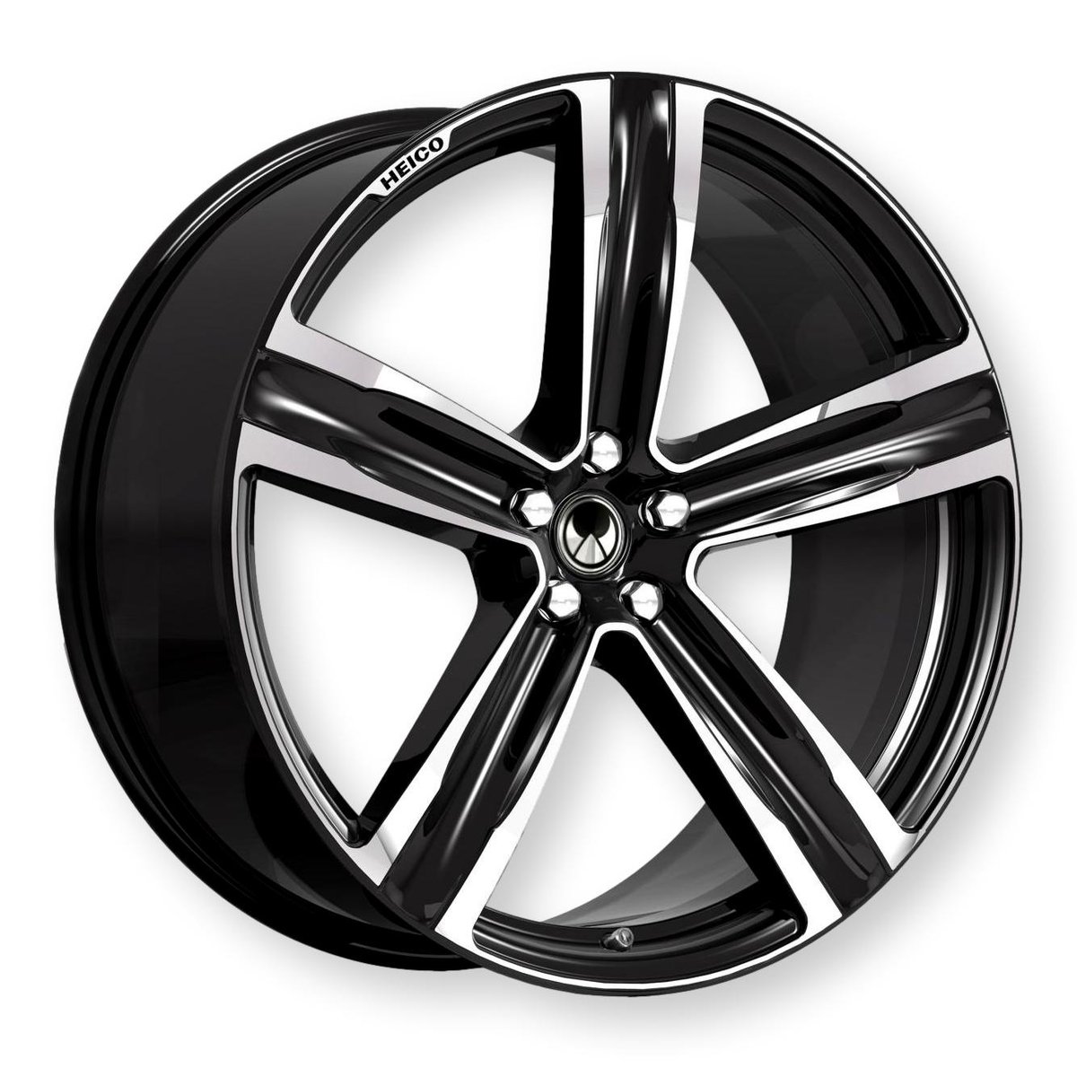 HEICO Volvo XC90 XC60 felga aluminiowa 22" 5-ramienna czarna - Volvo ...