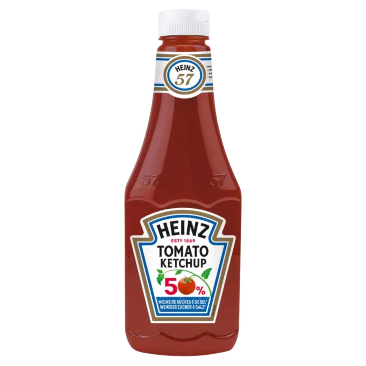 Heinz Ketchup Pomidorowy 50% Mniej Cukru I Soli Tomato Ketchup 875Ml ...
