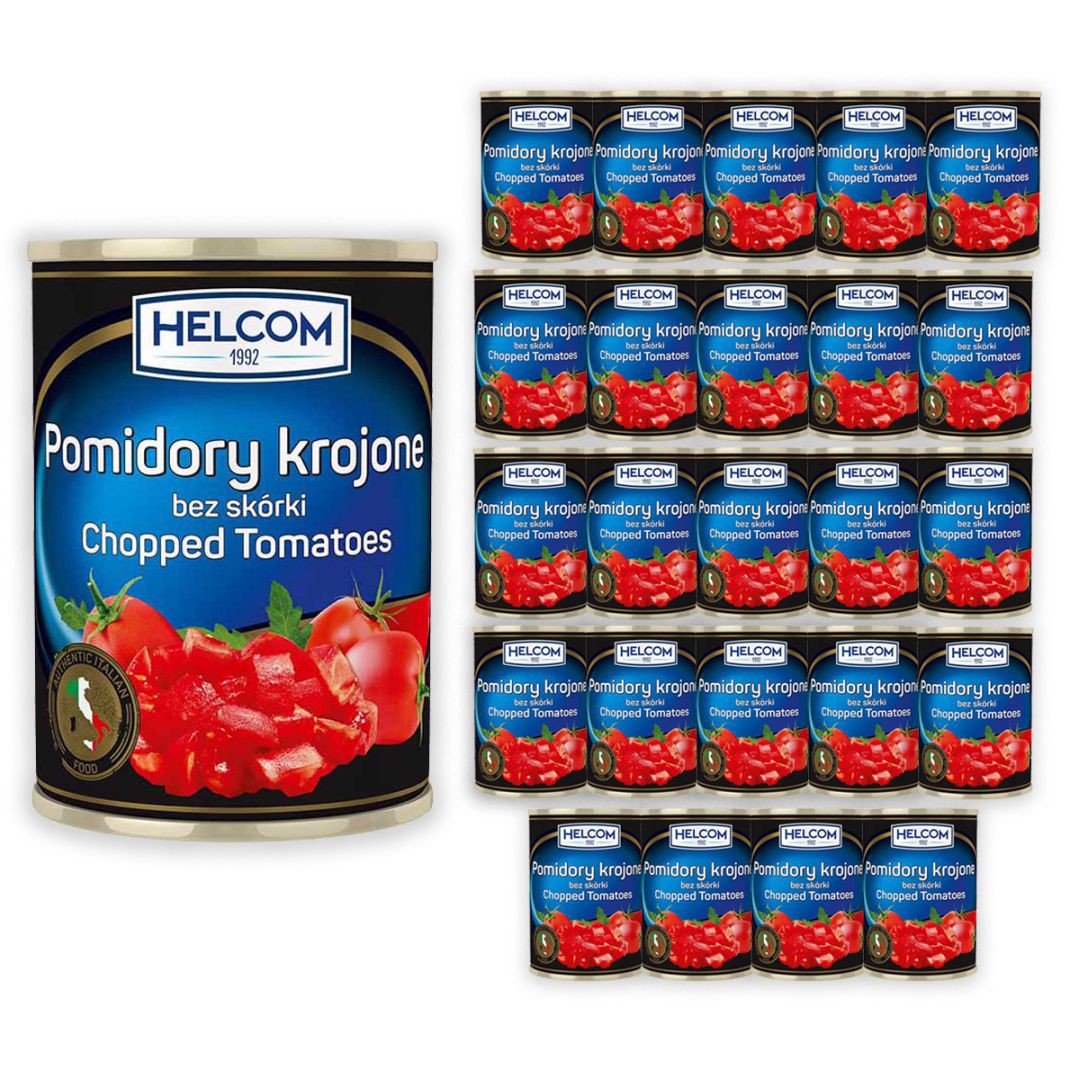 Helcom Pomidory krojone bez skórki 400g x 24 sztuk - Helcom | Sklep EMPIK.COM