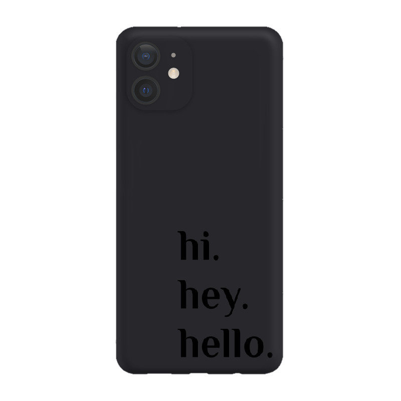Hello - Iphone 12 Mini Etui Matowe Czarne [Tif 17E] - PieceofCase ...
