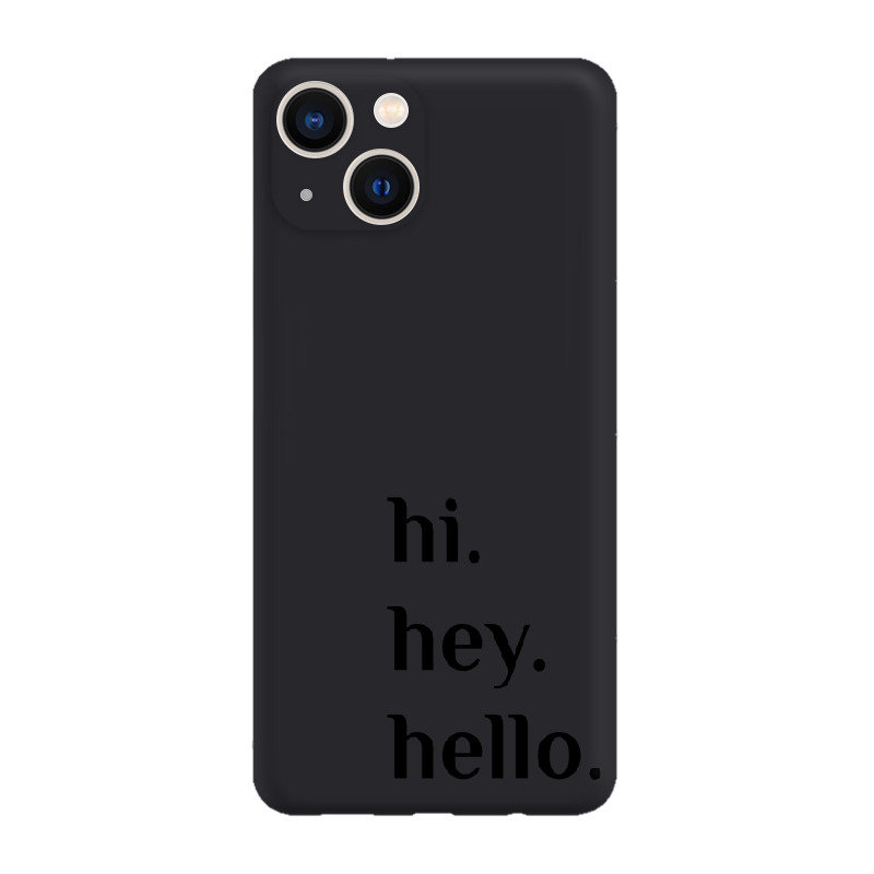 Hello - iPhone 15 Plus Etui matowe czarne [TIF 17E] - PieceofCase ...