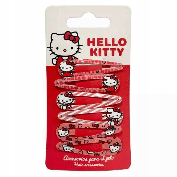 HELLO KITTY KOTEK spinki do włosów 6 SZT | Sklep EMPIK.COM
