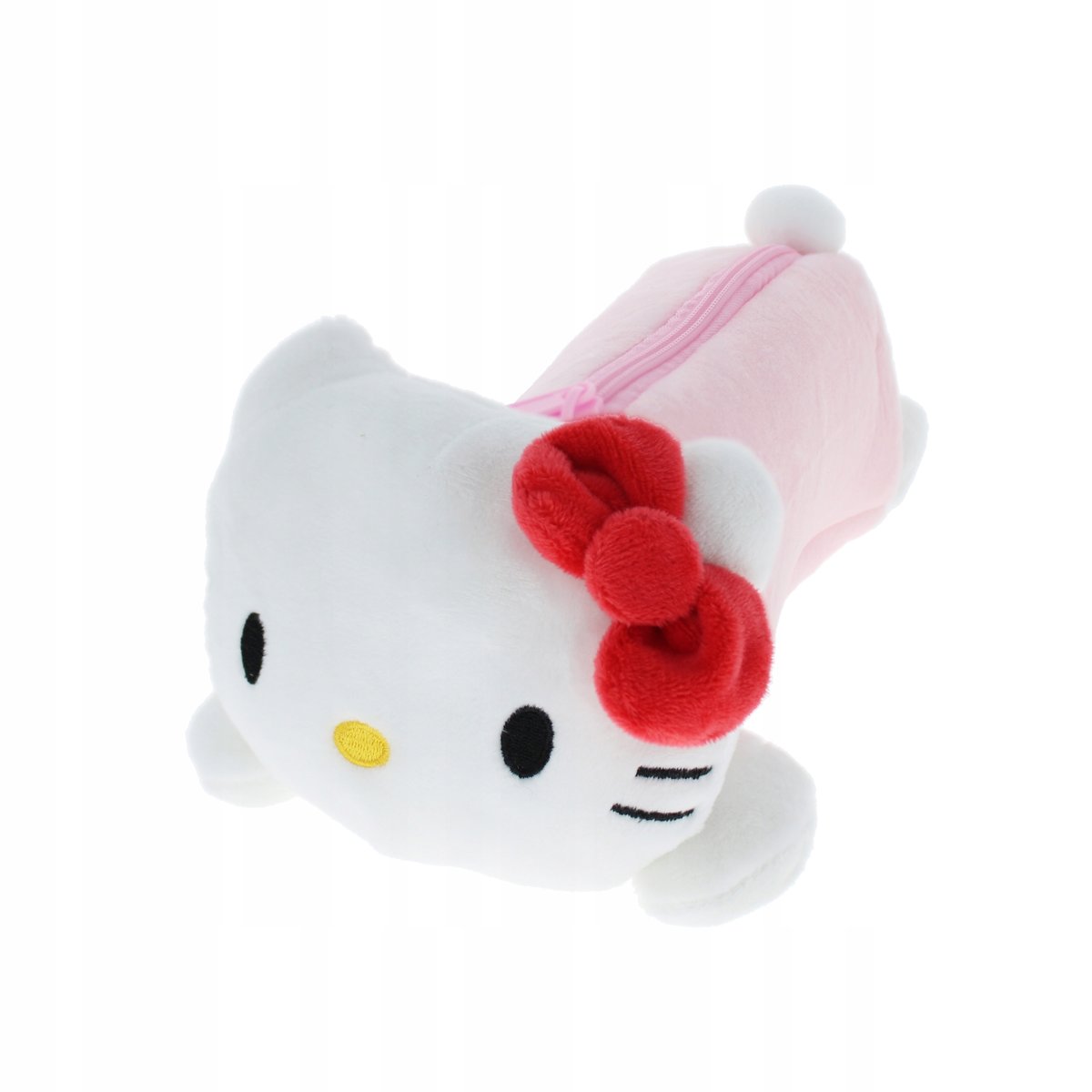 HELLO KITTY piórnik pluszowy, maskotka JUMBO kotek z kokardka przy ...