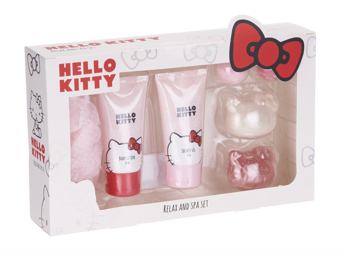 Hello Kitty, Zestaw kosmetyków zapachowych SPA dla dzieci, 7 szt ...