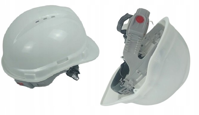 Hełm Kask BHP Budowlany Roboczy Ochronny Biały - Consorte | Sklep EMPIK.COM