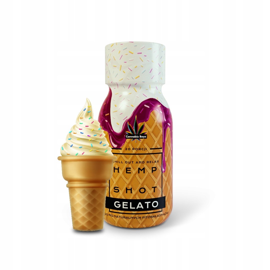 Hemp shot CANNABIS BOYS Gelato 420 mg CBD 100 ml | Sklep EMPIK.COM