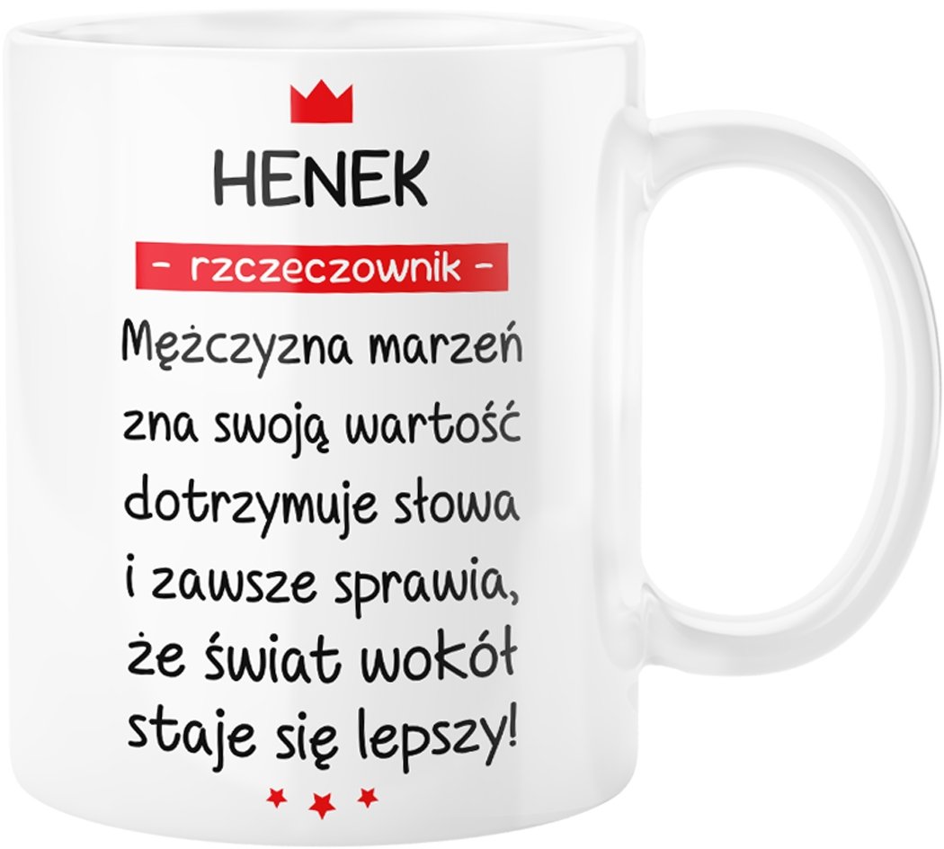HENEK KUBEK RZECZOWNIK MĘŻCZYZNA MARZEŃ - Inna marka | Sklep EMPIK.COM