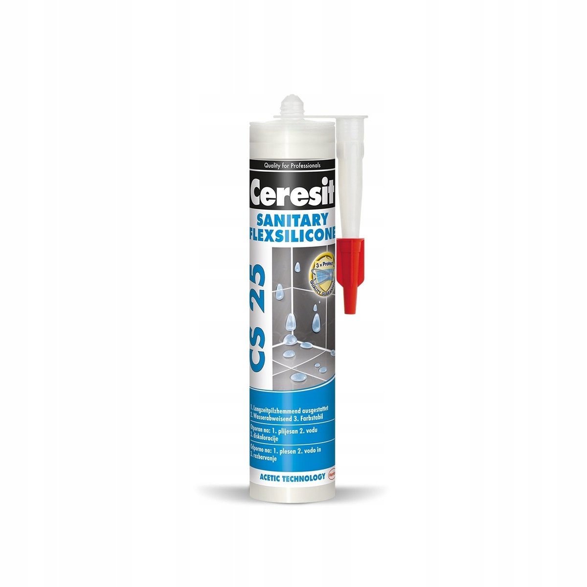 Henkel Ceresit CS25 BAZALT15 280ml CEE2 Silikon Sanitarny - Ceresit ...