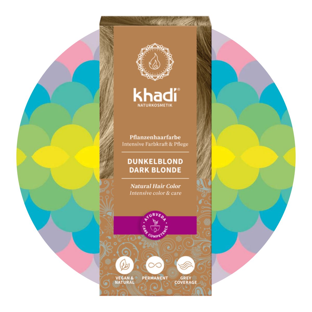 Henna Do Włosów Ciemny Blond Naturalna Khadi 100G | Sklep EMPIK.COM