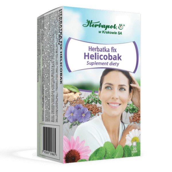 Herbapol Herbatka Fix Helicobak 20 sztuk - HERBAPOL KRAKÓW | Sklep EMPIK.COM
