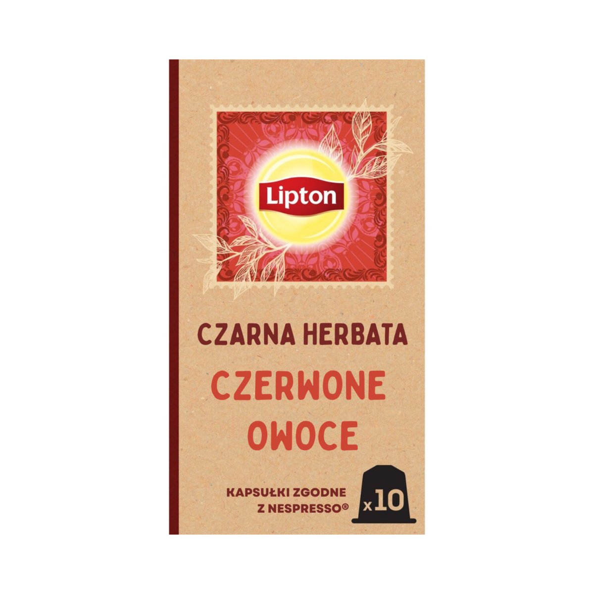 Herbata czarna aromatyzowana Lipton w kapsułkach owoce leśne 10 sztuk ...