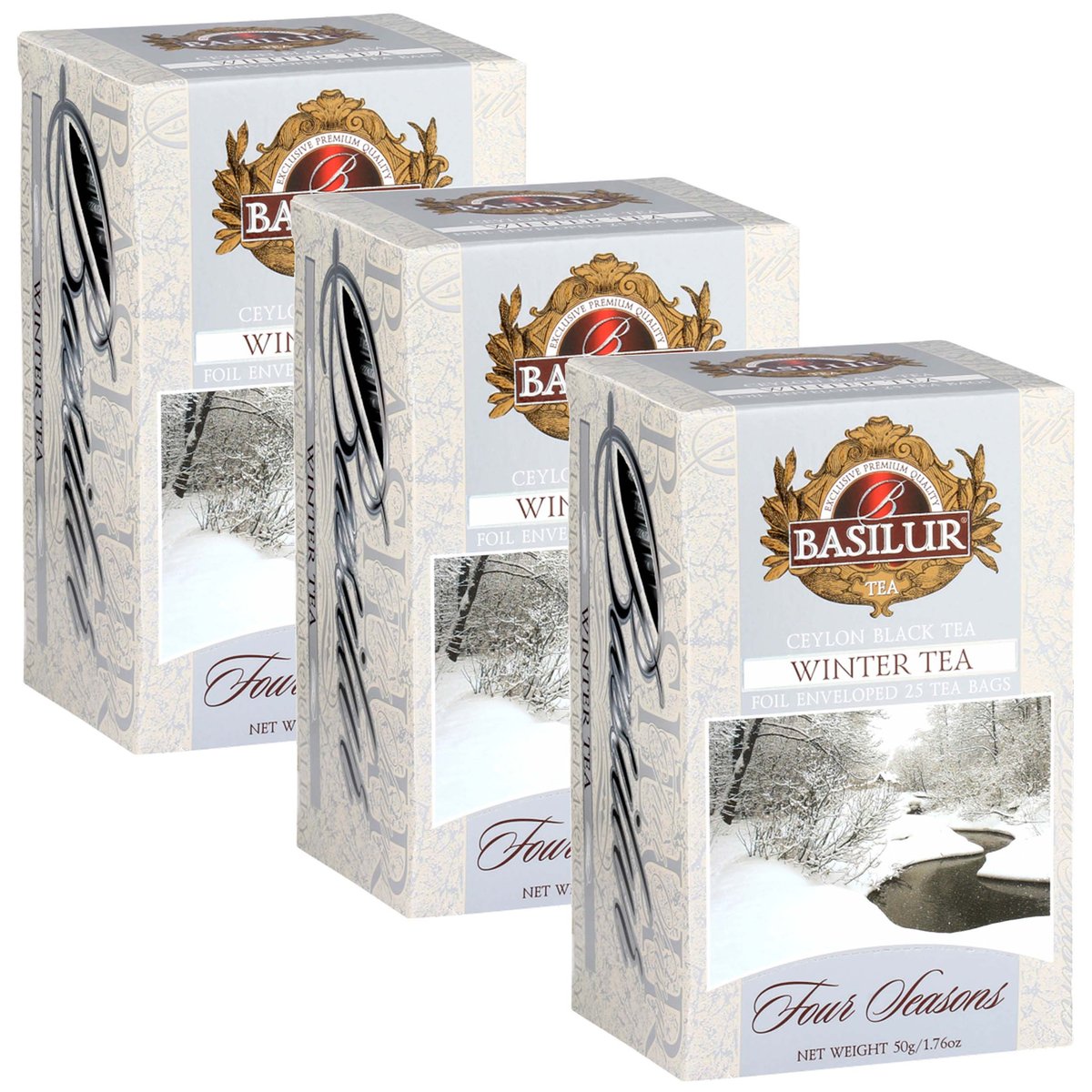 Herbata czarna Basilur Winter Tea cejlońska 25 szt. - Basilur | Sklep ...