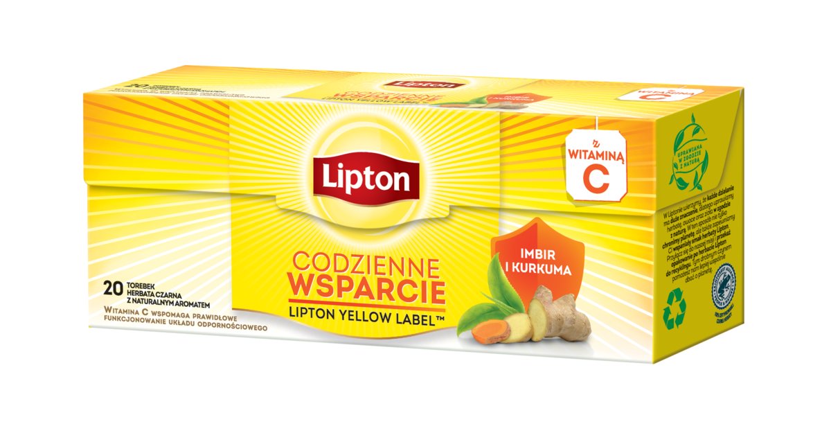 Herbata czarna Lipton Yellow Label 20 szt. - Lipton | Sklep EMPIK.COM