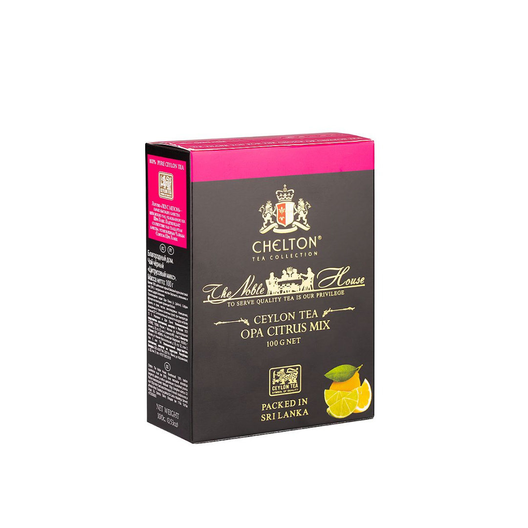 Herbata czarna liściasta 100g Chelton Citrus Mix angielska - CHELTON ...