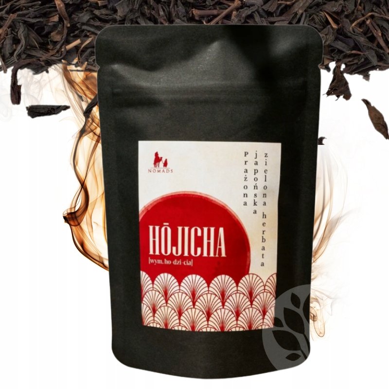 Herbata hojicha japońska prażona organiczna bez kofeiny eko Nomads 100g ...