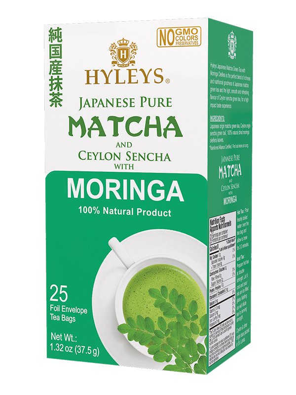 Herbata Hyleys Japanese Pure Matcha with Moringa 25 kopert - Inna marka ...