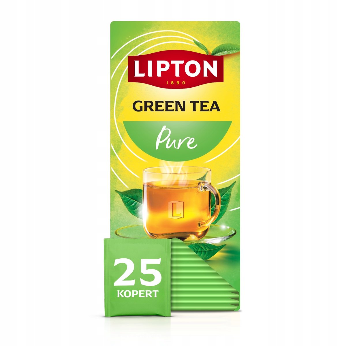 Herbata zielona Lipton Pure 25 torebek - Inna marka | Sklep EMPIK.COM
