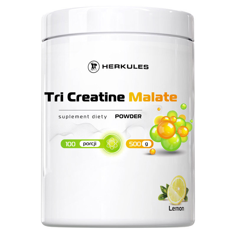 Herkules Tri Creatine Malate Powder 500G Lemon - Herkules | Sport Sklep ...
